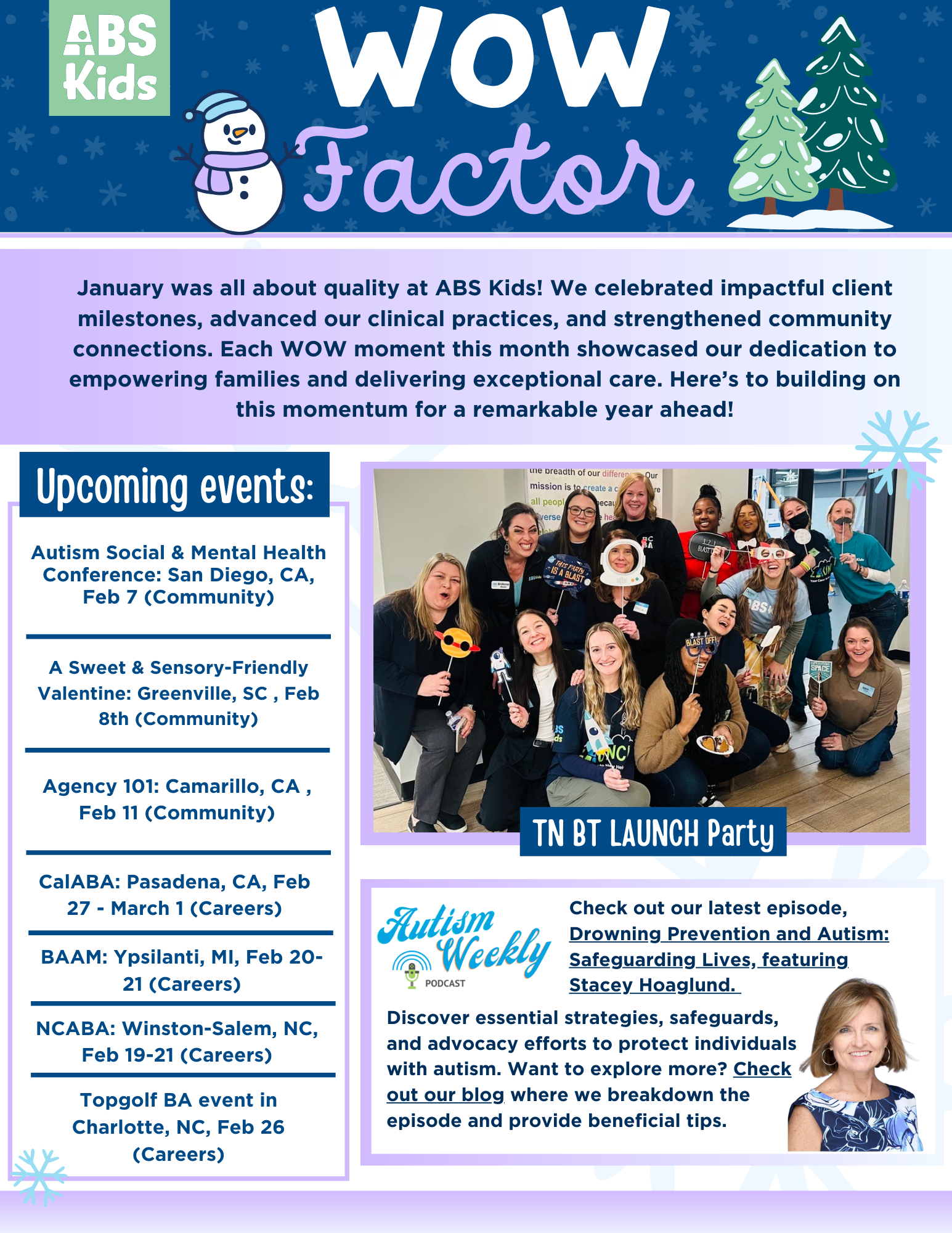 WOW Factor Newsletter - ABS Kids