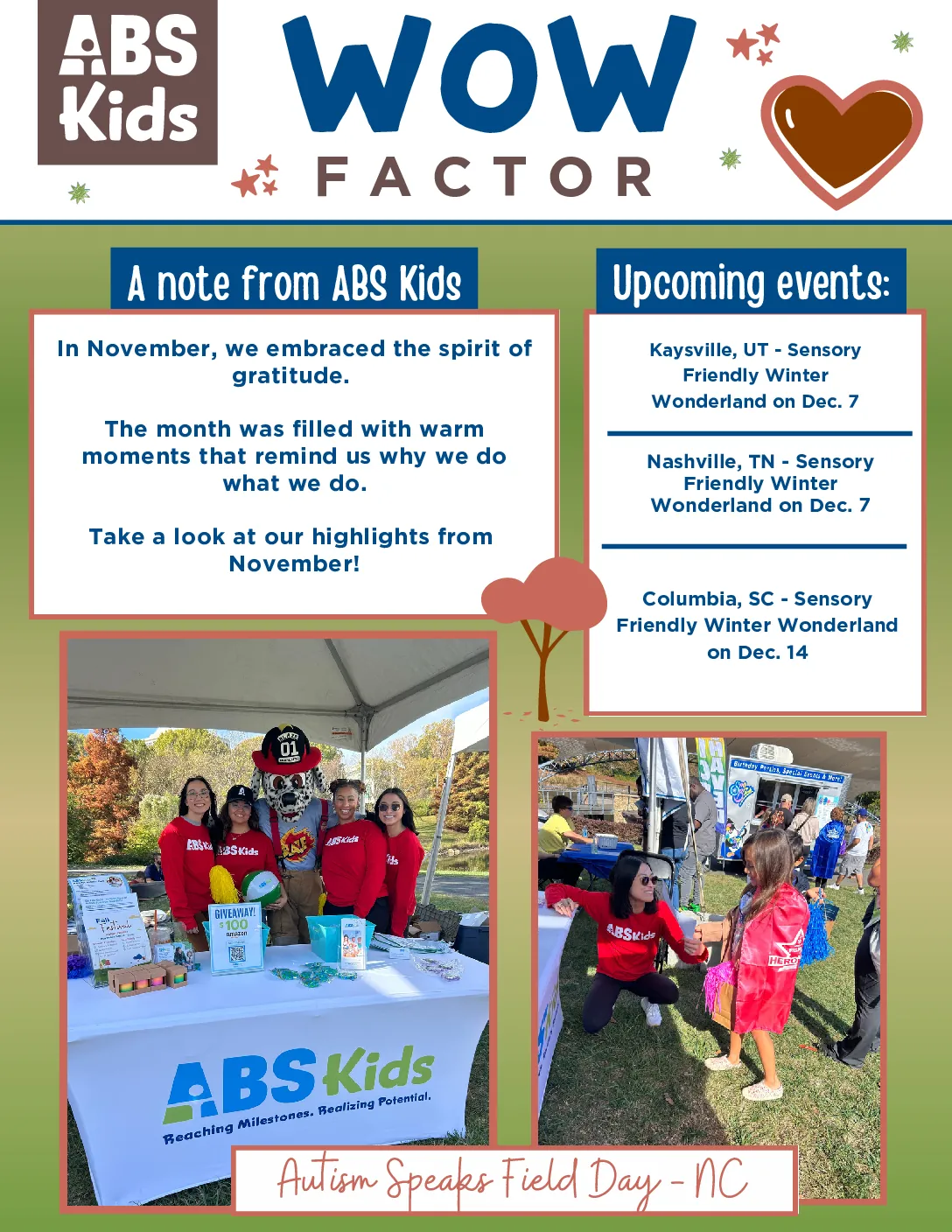 WOW Factor Newsletter - ABS Kids