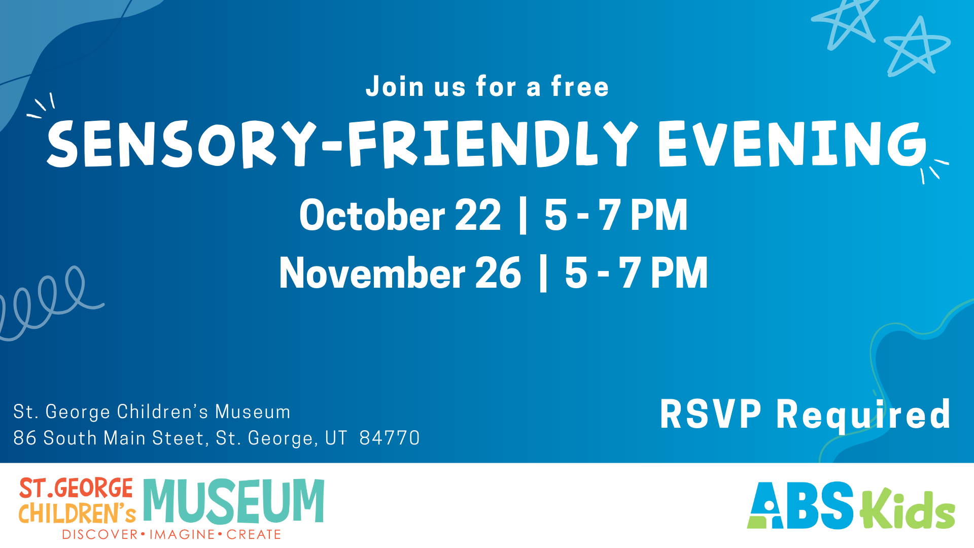 Sensory-Friendly Evening - ABS Kids