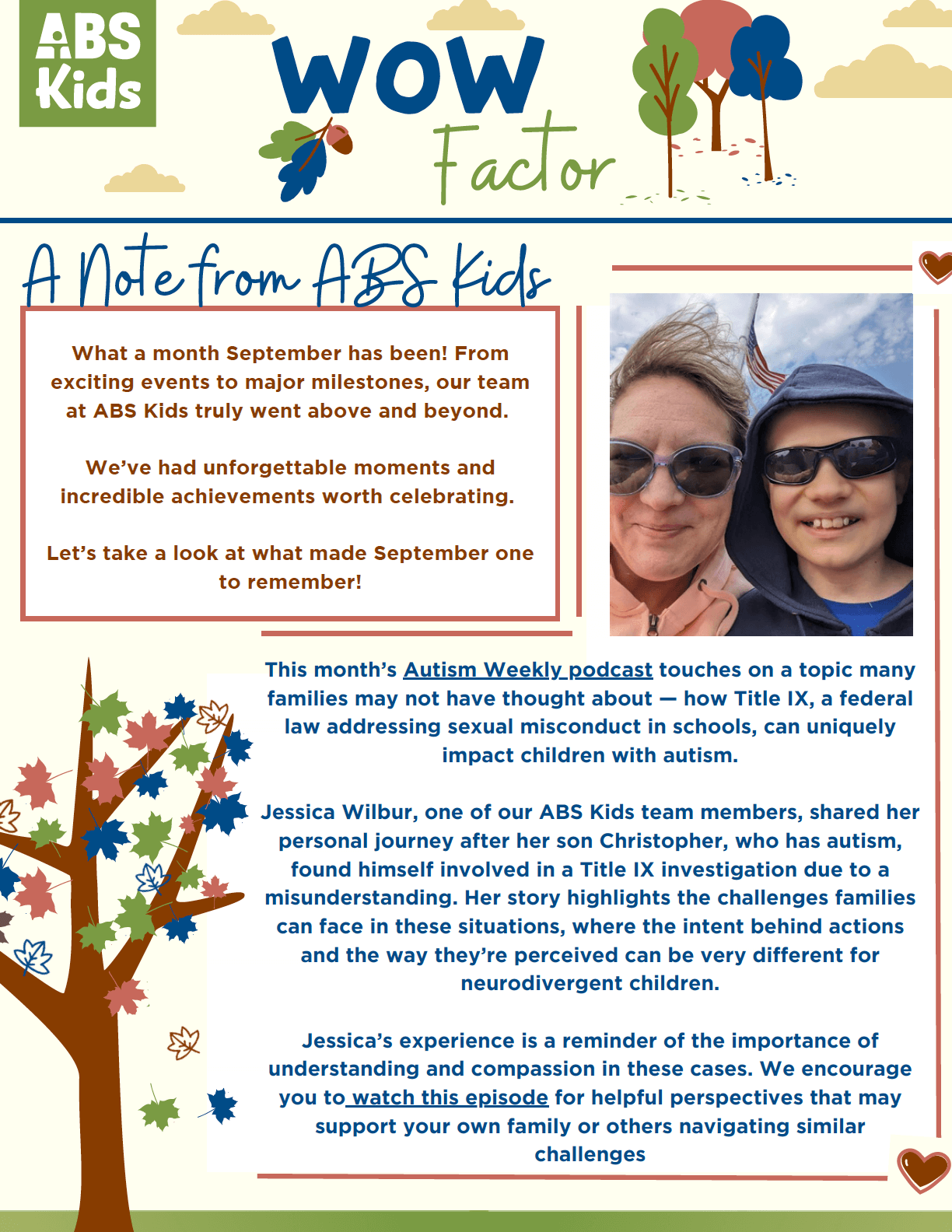 WOW Factor Newsletter - ABS Kids